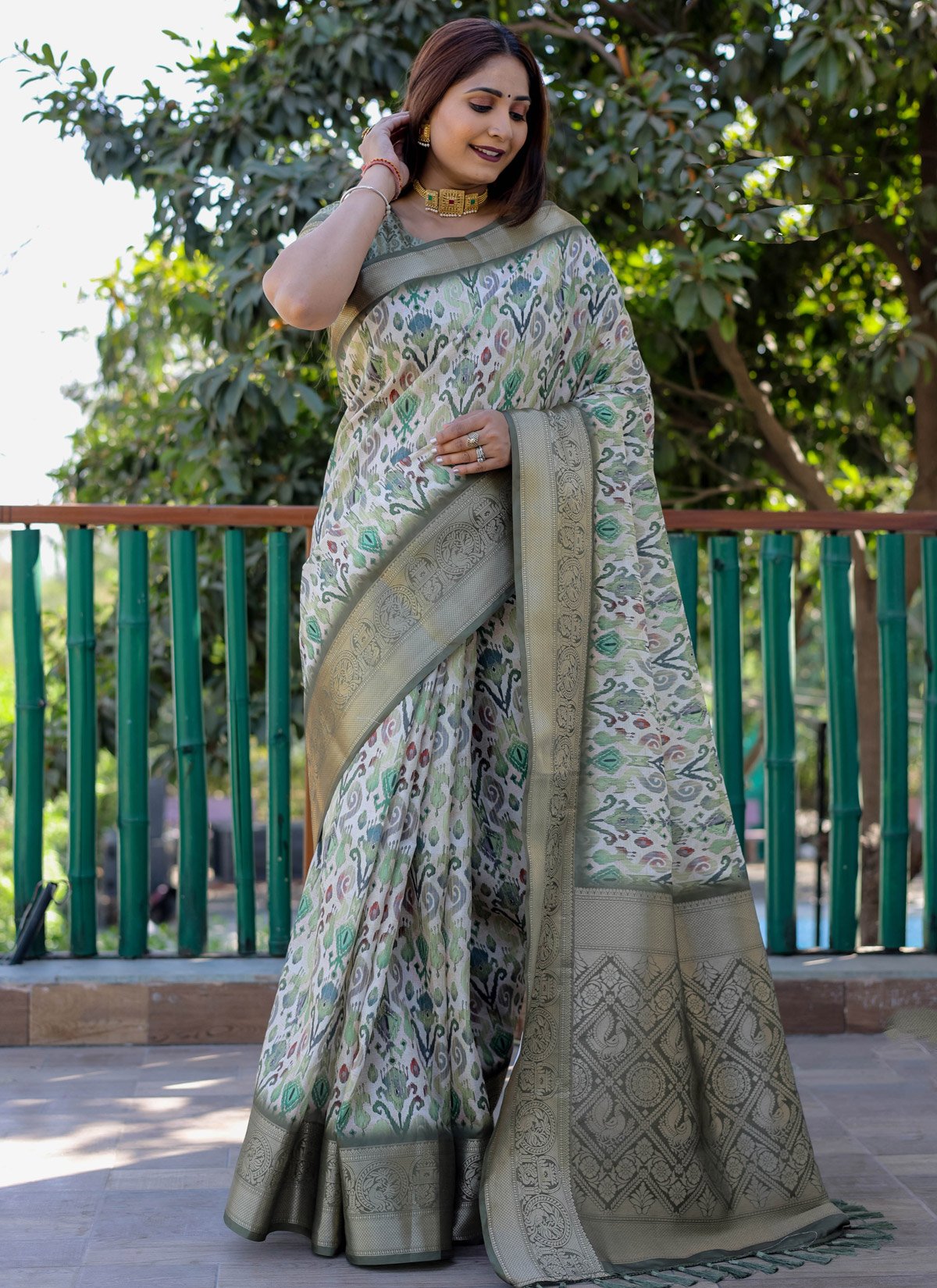 Buy Woven Work Traditional Designer Saree Online