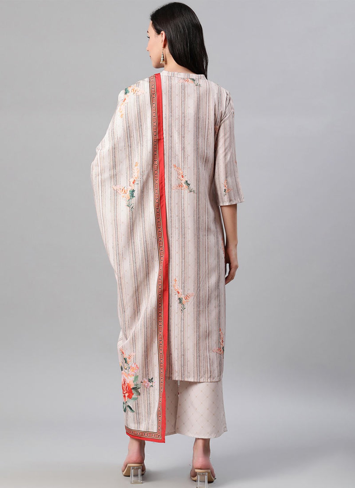 Buy Digital Print Work Readymade Designer Suit Online