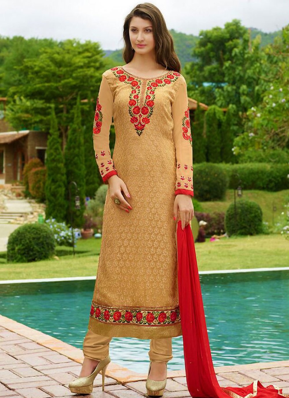 Pleasance Karachi Work Pakistani Suit
