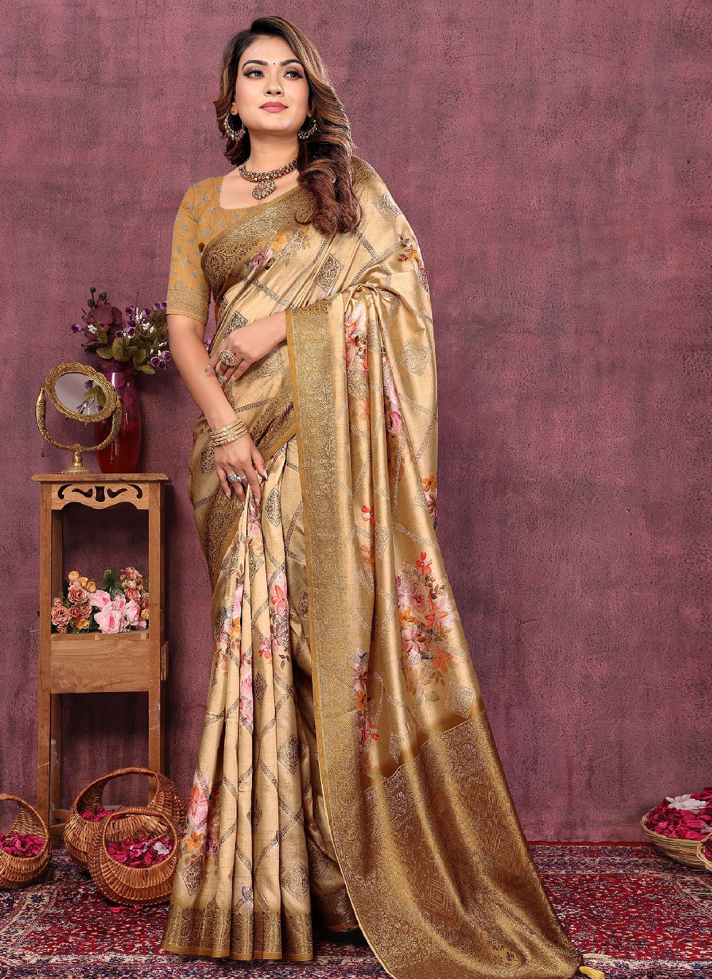 Buy Traditional Designer Saree For Ceremonial Online